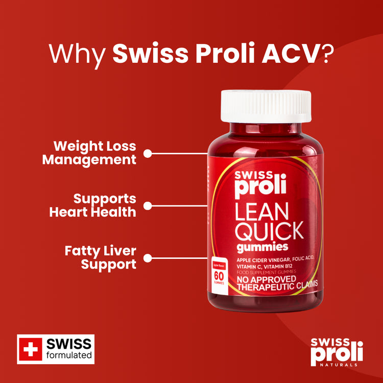 Swiss Proli LeanQuick Apple Cider Vinegar Gummies – TakeOUT food store