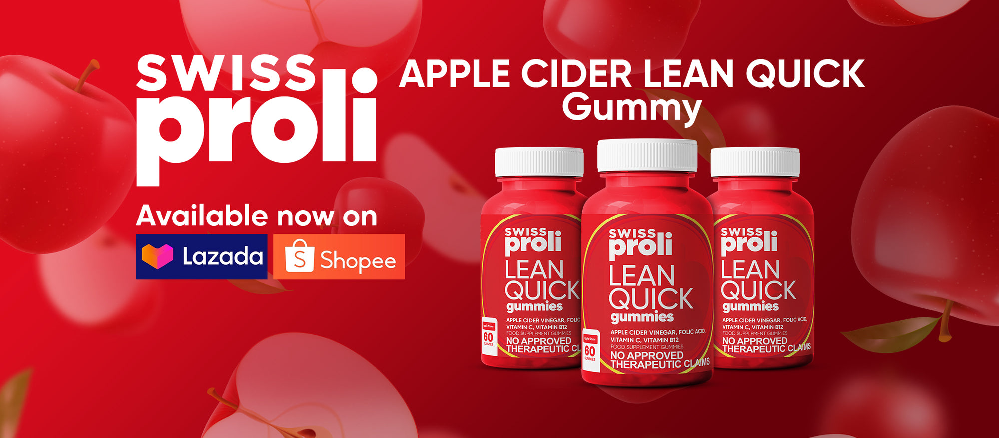 Swiss Proli LeanQuick Apple Cider Vinegar Gummies – TakeOUT food store